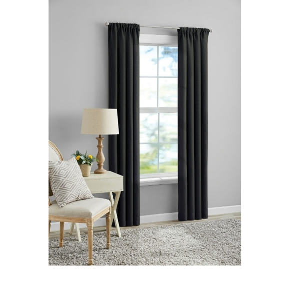 Mainstay | Accents | Curtain Pair Black Curtains | Poshmark